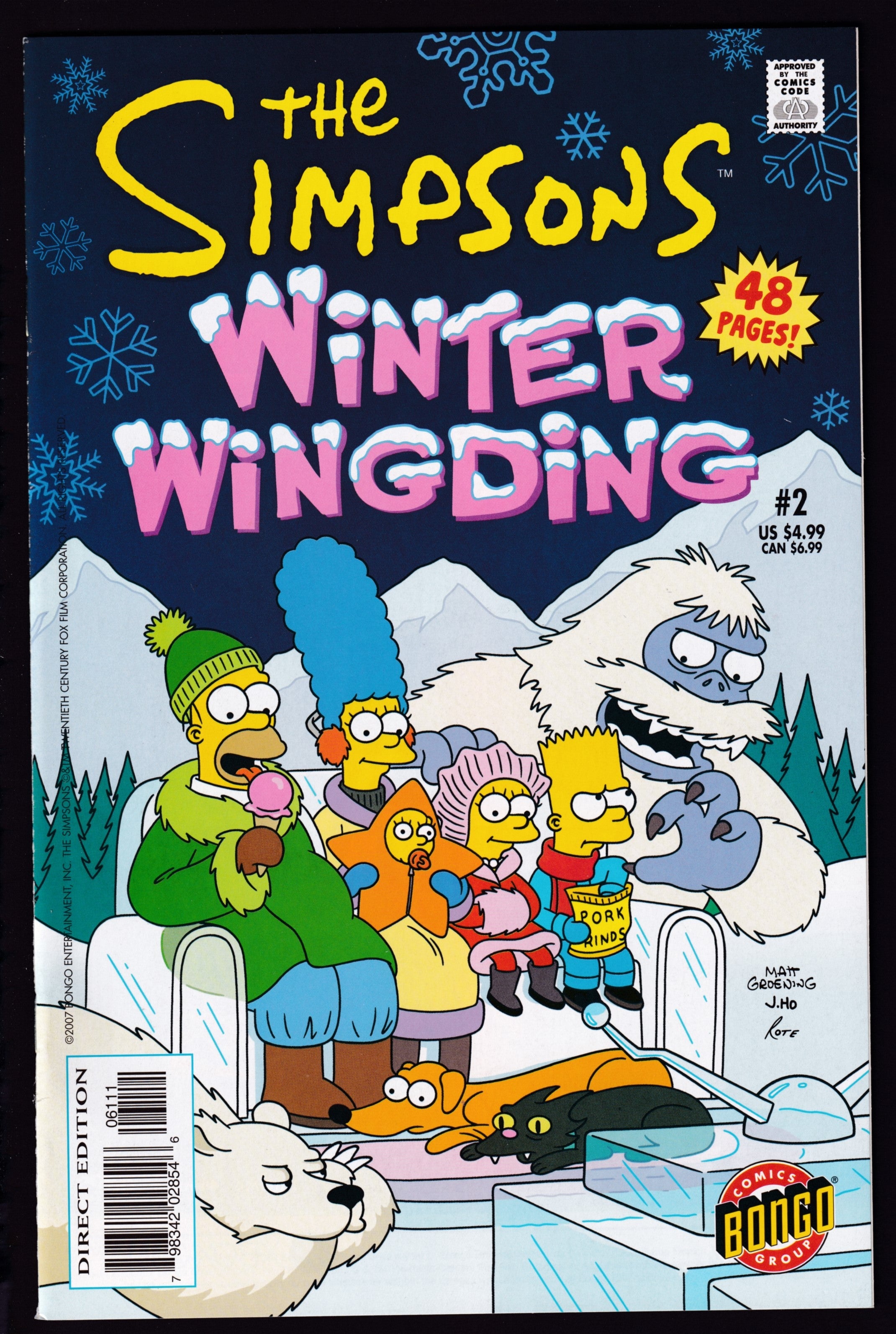 Simpsons Winter Windig – Comic Detective