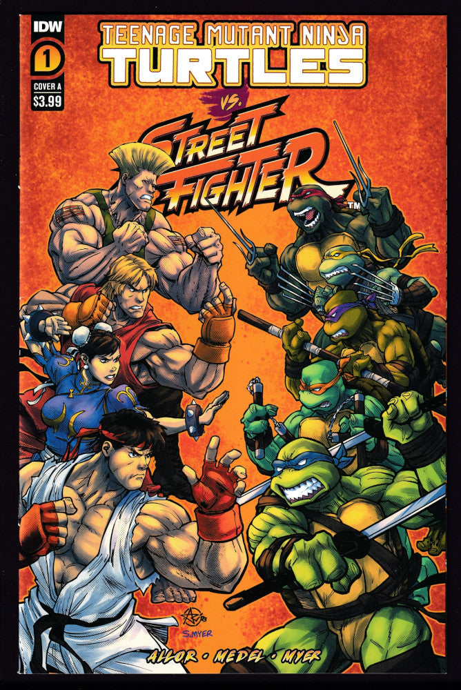 Teenage Mutant Ninja Turtles VS Street Fighter – Comic Detective